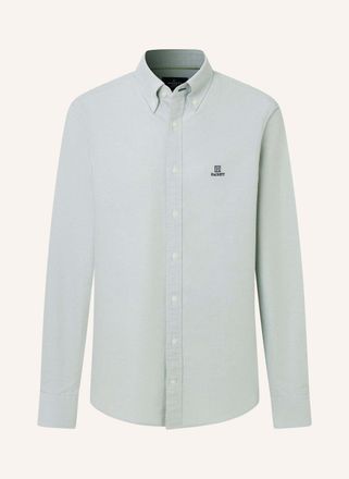 Hackett Freizeithemd Heritage Ess Solid Ox gruen