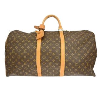 Louis Vuitton unisex, Pre-owned, Brun, Taille: ONE Size Sac week-end en toile vintage Pre-owned