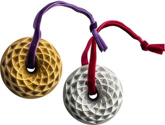 Nordic Ware Jubilee Gugelhupf-Ornament-Set, Gold und Silber, 2-teilig