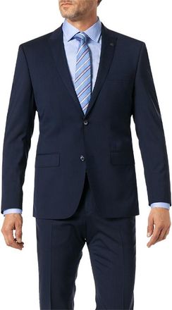 Roy Robson Herren Sakko blau Schurwolle