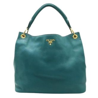 Prada Sac &agrave; main vintage doccasion- Sac bandouli&egrave;re - Femme - Pre-owned - Vert - Taille: ONE Size