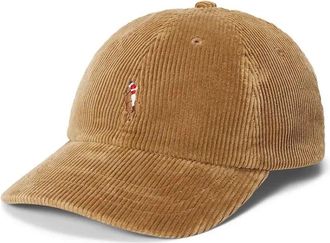 Polo Ralph Lauren Casquette de baseball en velours c&ocirc;tel&eacute; - Femme - Accessoires - Brun - Taille: ONE Size