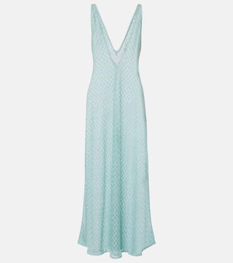 Missoni Robe longue en lam&eacute;