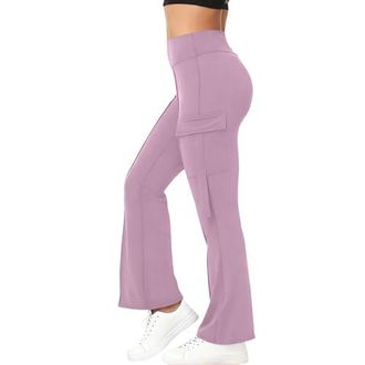 Generic Legging pour femme avec jambes &eacute;vas&eacute;es et fonction lifting des fesses, taille haute, id&eacute;al pour le yoga, la course et la randonn&eacute;e, pantalon pour femm