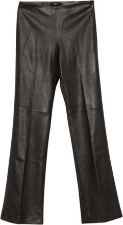 Seventy Femme, Pantalons, Brun, Taille: 38 FR Pantalon en cuir