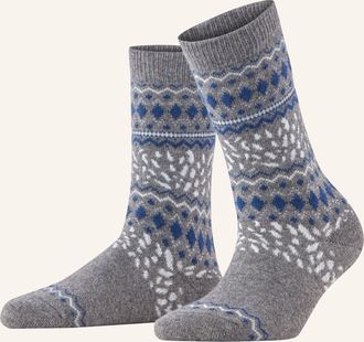 Falke Socken Cosy Wool grau