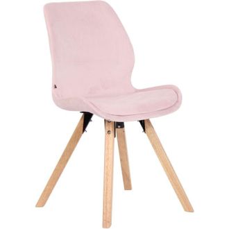 Clp Chaise rose luna, velours