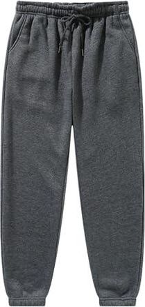 Generic Pantalon de jogging en polaire pour homme - Pantalon de jogging sportif d&eacute;contract&eacute; avec poignets aux chevilles pour lentra&icirc;nement de course et le con