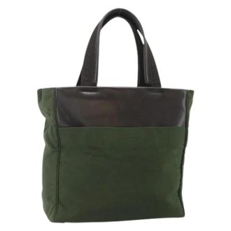 Prada Pre-owned Vintage Nylon Tote Bag - - Pre-owned - Damen - Gr&uuml;n - ONE SIZE