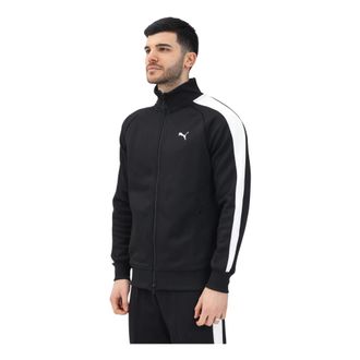 Puma Schwarzer Zip-Sweater T7 Always On - - Sweatshirts & Hoodies - Herren - Schwarzk - XS