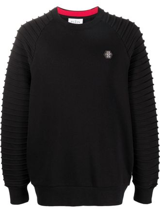 Philipp Plein sweat à patch logo - Noir