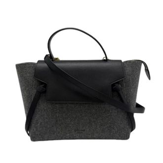 Celine Sac &agrave; main vintage en feutre Pre-owned - Femme - Pre-owned - Noir - Taille: ONE Size