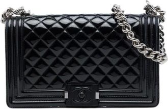 Chanel Sac bandouli&egrave;re Boy Flap Pre-owned - Femme - Pre-owned - Noir - Taille: ONE Size