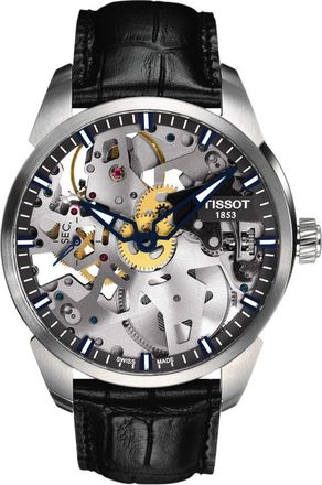 Tissot T-Complication Squelette 43mm, Schweizer Handaufzugswerk, Mechanikwerk Herrenuhr T070.405.16.411.00