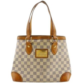 Louis Vuitton Pre-owned Sac cabas Hampstead PM Damier Azur - Femme - Pre-owned - Beige - Taille: ONE Size