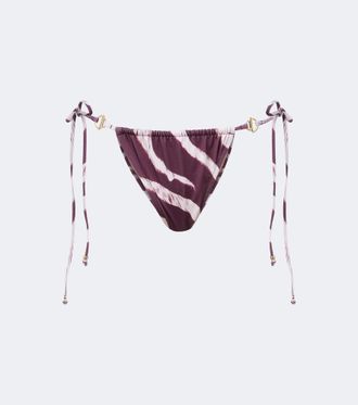 Bananhot Culotte de bikini Berry &agrave; imprim&eacute;