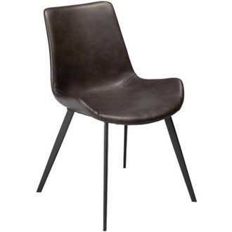 ebuy24 Hype Dan-Form Esszimmerstuhl PU-Kunstleder graulich