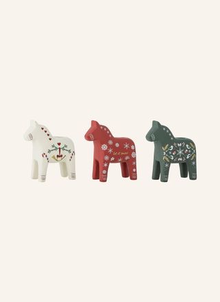 Bloomingville 3er-Set Kerzenhalter Siffer rot