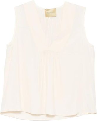 Momoni Femme, Tops, Blanc, Taille: 38 FR D&eacute;bardeur