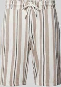 Lindbergh Relaxed Fit Shorts mit Strukturmuster Modell terry