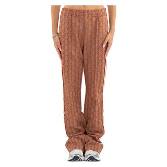 Lacoste GTI Monogram Track Pants - - Trousers - Damen - Braun - S