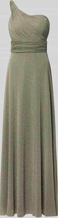 Troyden Collection Schimmerndes Maxikleid im One-Shoulder-Look