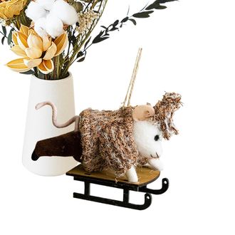 Generic Tierverzierungen - Weihnachtsbaumanhänger, nützliches Accessoire | Weihnachtsbaumpartydekorationen, festliches Handwerk süßes für Urlaub, Haus, Garten