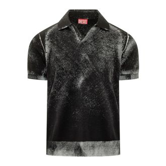 Diesel Strick-Poloshirt - - Tops - Herren - Schwarzk - M