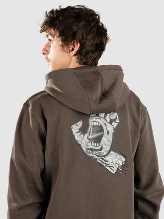 Santa Cruz Topo Hand Back Sweatjacke washed black