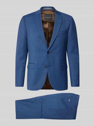 Bugatti Regular Fit Anzug mit 2-Knopf-Sakko
