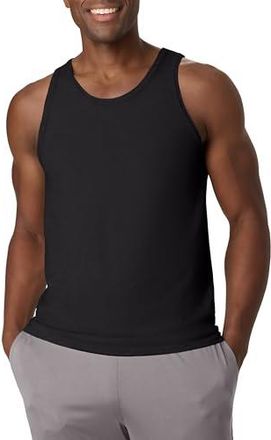 Hanes X-Temp Tank Top 2 Pack Chemise, Noir, M (Lot de 2) Homme