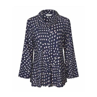 Masai Femme, Blouses et Chemises, Bleu, Taille: 44 FR Manches Longues