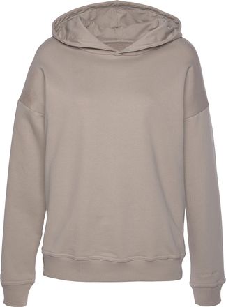 Lascana Damen Hoodie mit Struktur, elastische Rippb&uuml;ndchen, hochwertige Qualit&auml;t aus organischer Baumwolle, weich und hautfreundlich, f&uuml;r gem&uuml;tliche Stunden