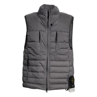 Stone Island Homme, Vestes, Gris, Taille: M Seamless Tunnel Nylon Down-TC Gilet