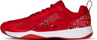 Hundred Herren Blade Non-Marking Badminton-Schuh, Red Black, 46 EU