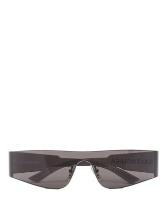 Balenciaga Lunettes De Soleil - Noir