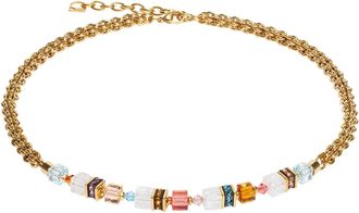 Coeur de Lion Halskette - GeoCUBE Fusion Summer Halskette - Gr. unisize - in Mehrfarbig - f&uuml;r Damen