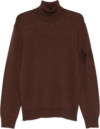 Ballantyne pull en maille fine - Marron