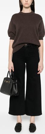 Khaite Womens Jeans Delina Black Cotton
