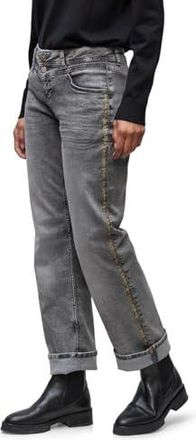 Street One 3717180 Jeans à Jambe Droite, Ligth Grey Washed, 26 W x 28 L pour Femme