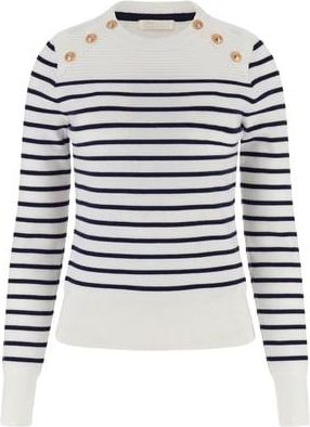 Guess Pull col rond &agrave; rayures