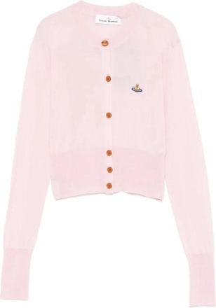 Vivienne Westwood Femme, Pulls, Rose, Taille: 42 FR Bea Cropped Cardi