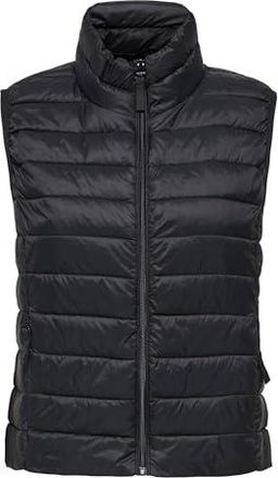 Only Onltahia Lw Quilted Waistcoat CC OTW pour femme, Noir, XXXL