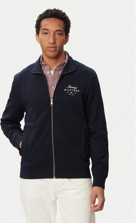 Tommy Hilfiger Sweatshirt Script Stack MW0MW43219 Dunkelblau Regular Fit