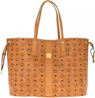 MCM Shopper - Liz Vi Shopper Lrg Co One Size - Gr. unisize - in Cognacbraun - f&uuml;r Damen
