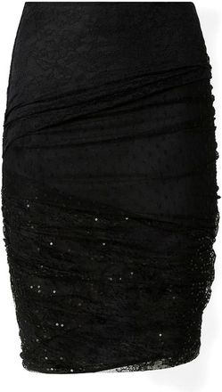 Pinko Jupe Midi - Noir
