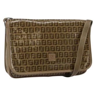 Fendi Pre-owned Toile sacs-fendi - Femme - Pre-owned - Beige - Taille: ONE Size