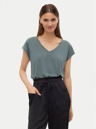 Vero Moda T-Shirt Filli 10247666 Gr&uuml;n Relaxed Fit