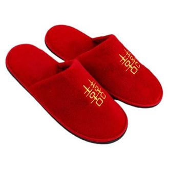 BESTONZON Pantoufles Mariage Rouges Antidérapantes Corail Doux Légères et Pliables pour Mariée et Mari Chaussures Intérieur Festives pour Studio et Hôtel