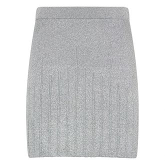 Alberta Ferretti Eleganter Gestrickter Pulloverkleid - - Skirts - Damen - Grau - S